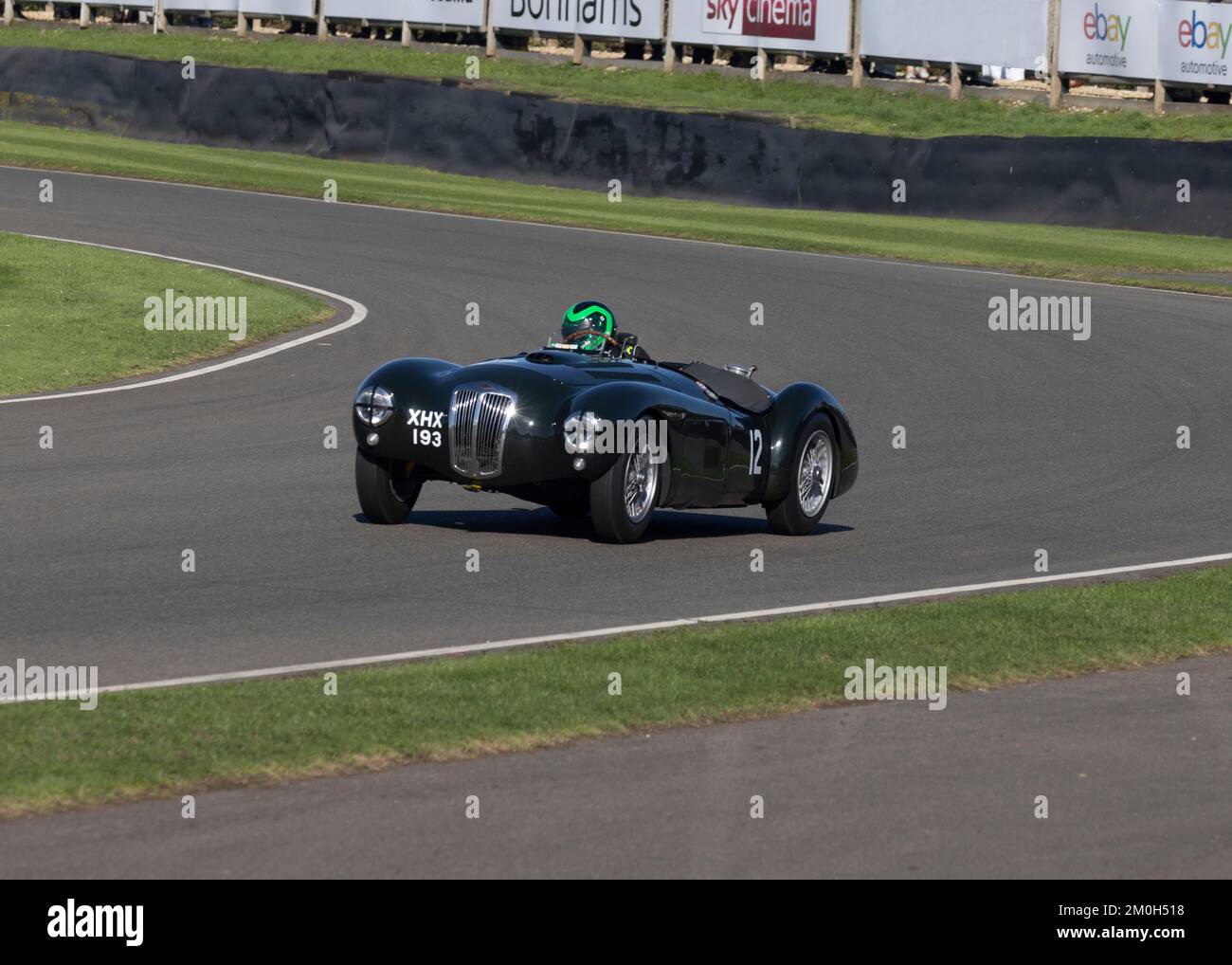 A 1951 Frazer Nash Mille Miglia sports car at the 2022 Goodwood Revival ...