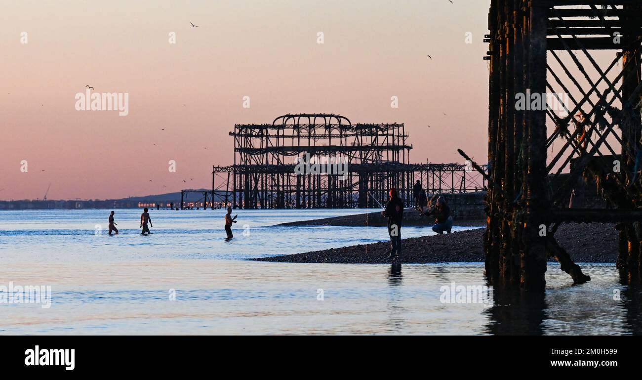 Britain england english uk british sussex 2022 brighton winter hi-res ...