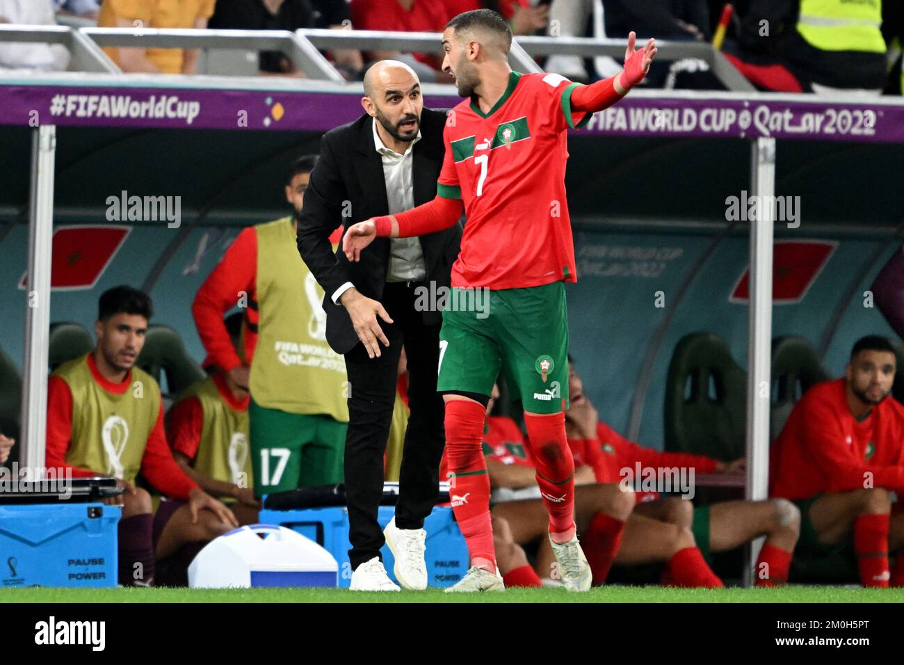 Al Rajjan, Qatar. 06th Dec, 2022. Soccer, World Cup, Morocco - Spain ...