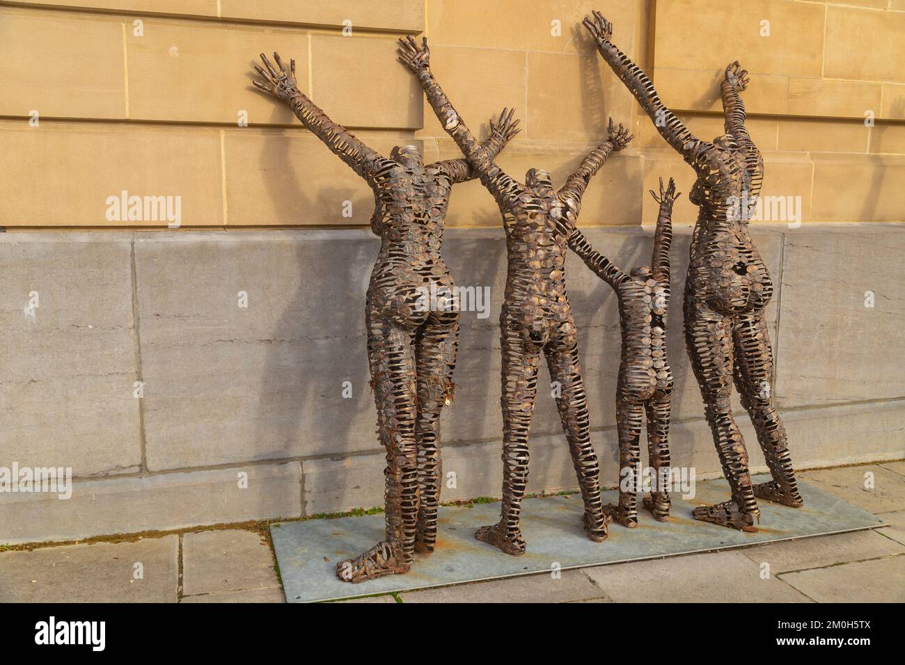 Brussels, Belgium: 5 November 2022: Sculpture by congolese artist ...