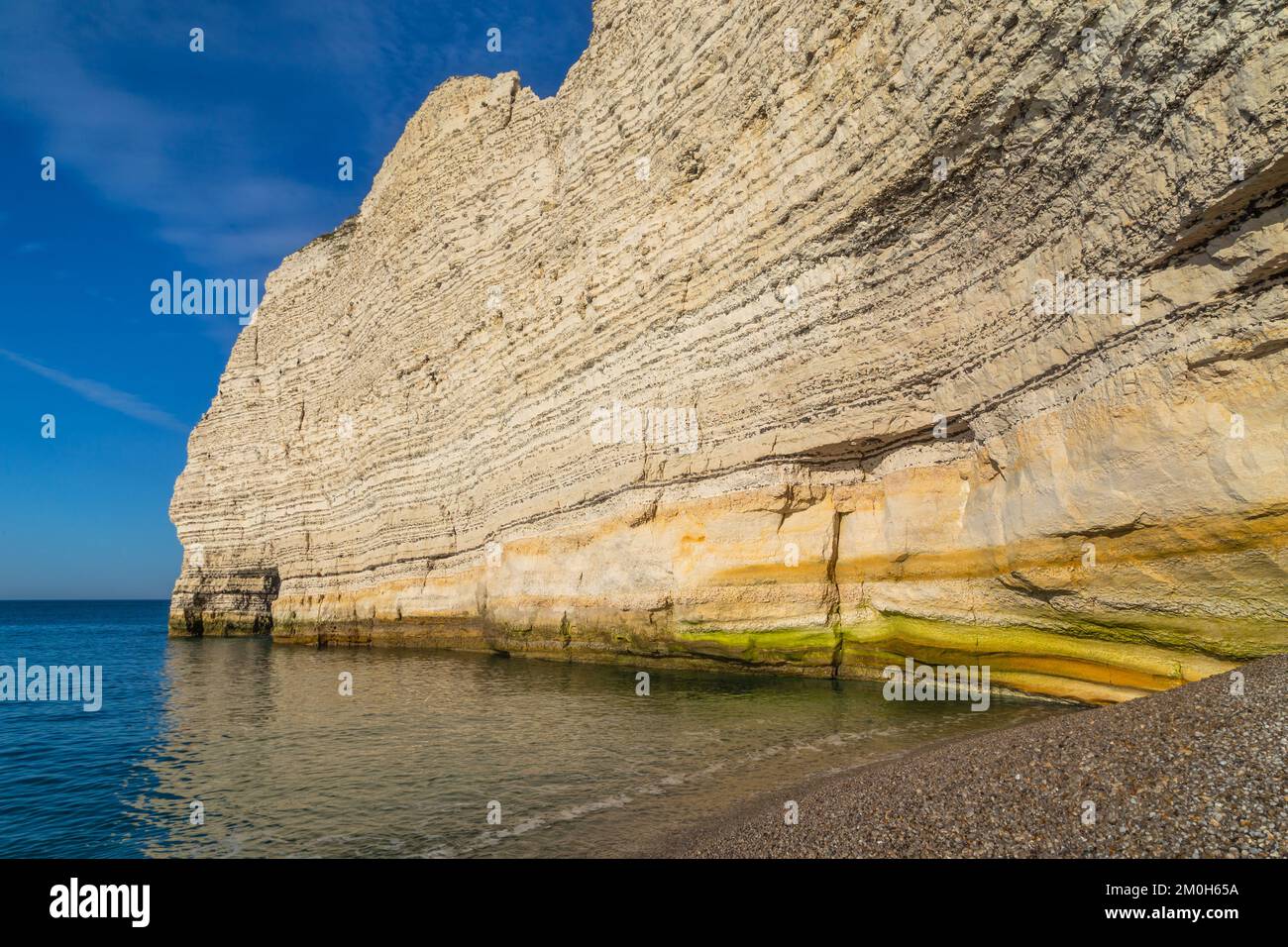 Limestone cliffs at Etretat, Coast of Normandy, France Stock Photo - Alamy