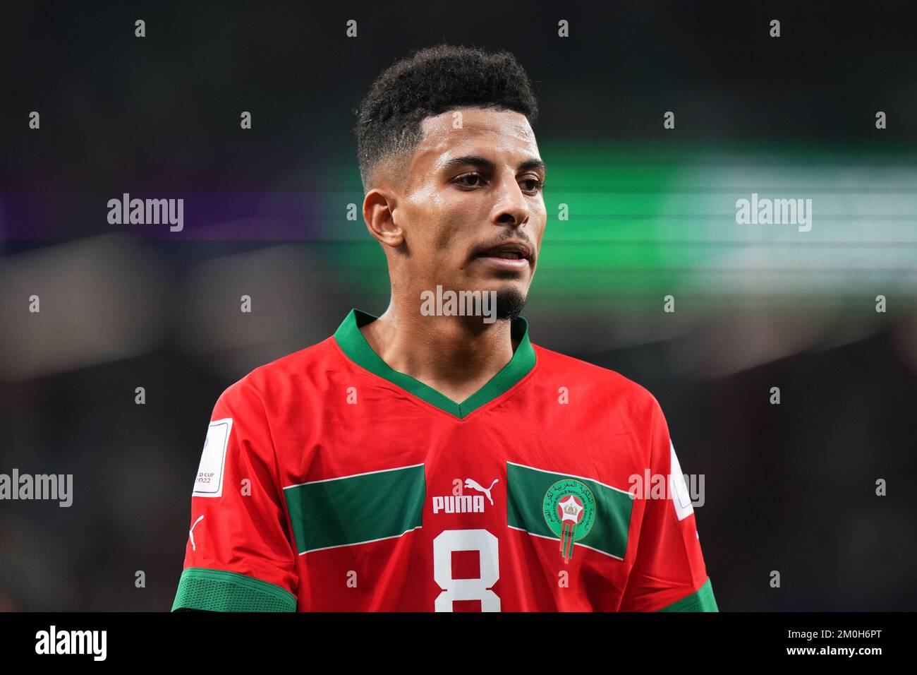 Azzedine Ounahi of Morocco during the FIFA World Cup Qatar 2022 match ...