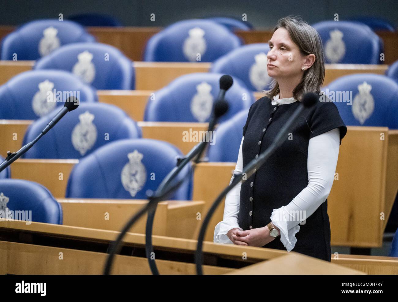 THE HAGUE - Laura Bromet (Groenlinks) during a debate on the ...