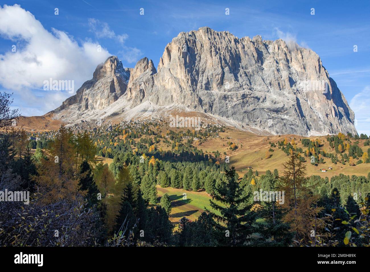 Italy, Trentino Alto Adige region, Dolomites, Selva, Gardena and Badia ...