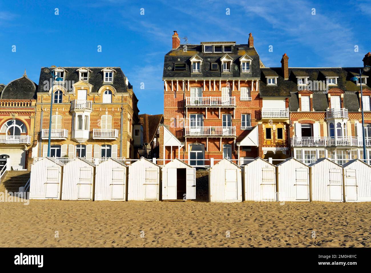 France, Calvados, Pays d'Auge, Cote fleurie (flowered coast), Villers ...