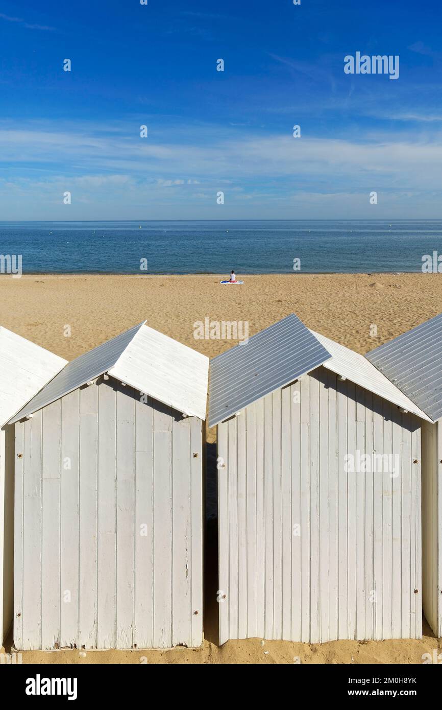 France, Calvados, Pays d'Auge, Cote fleurie (flowered coast), Villers ...