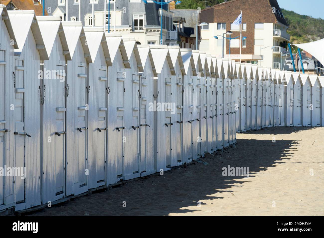 France, Calvados, Pays d'Auge, Cote fleurie (flowered coast), Villers ...