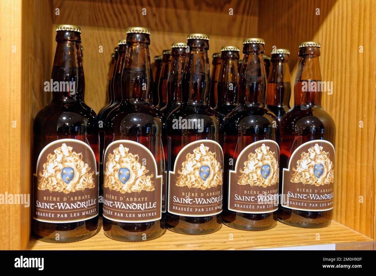 France, Seine Maritime, Saint Wandrille Rancon, Fontenelle Abbey ...