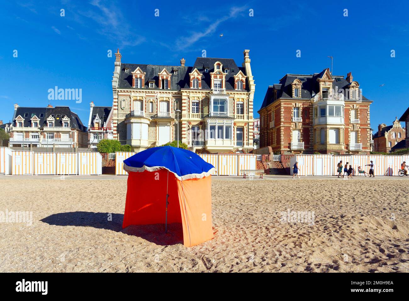France, Calvados, Pays d'Auge, the cote Fleurie (Flowered coast ...