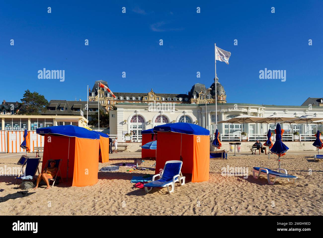 France, Calvados, Pays d'Auge, the cote Fleurie (Flowered coast ...