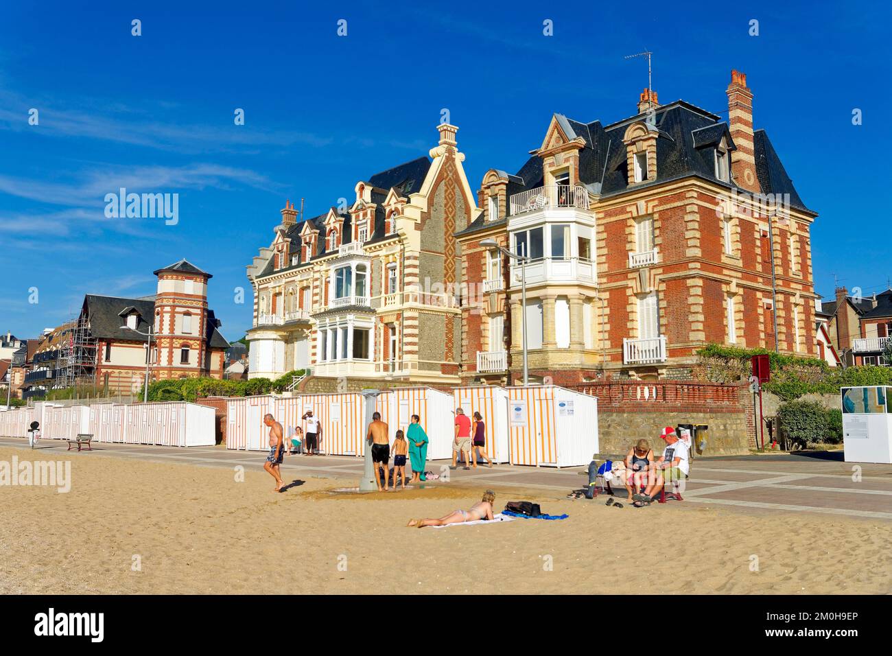France, Calvados, Pays d'Auge, the cote Fleurie (Flowered coast ...