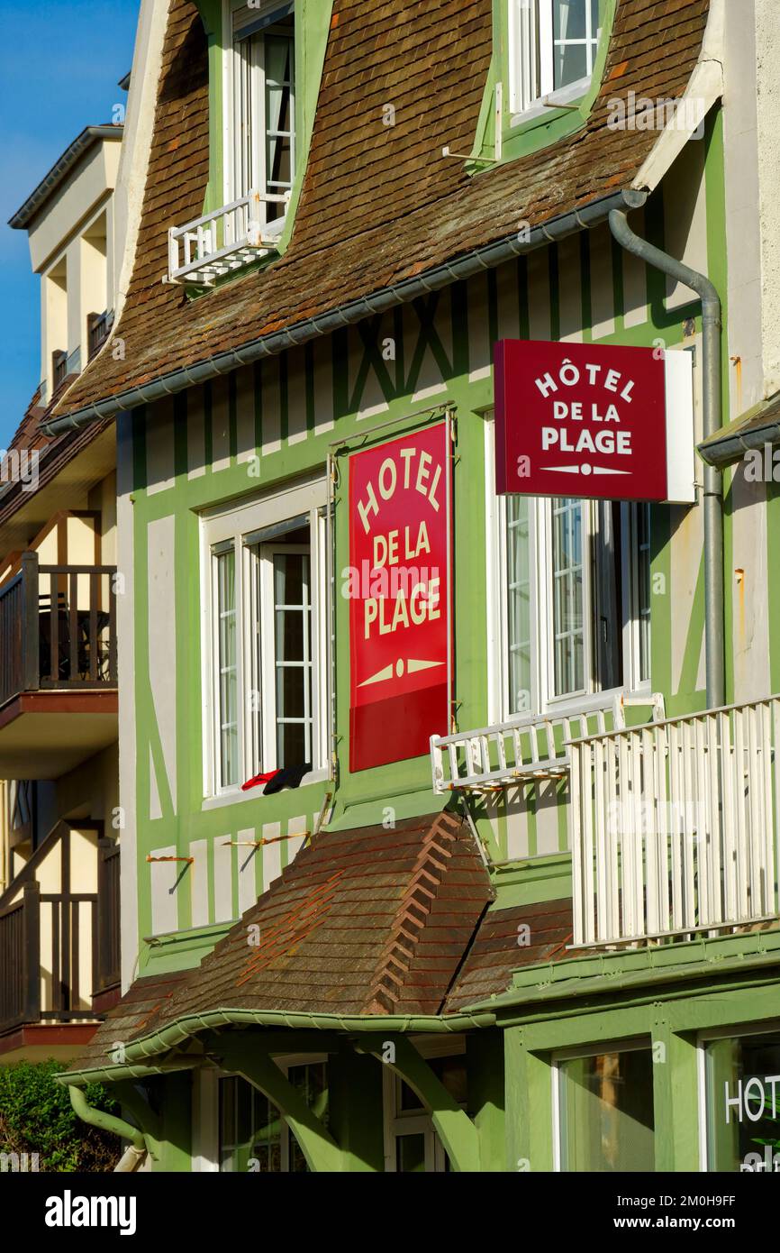 France, Calvados, Pays d'Auge, the cote Fleurie (Flowered coast ...
