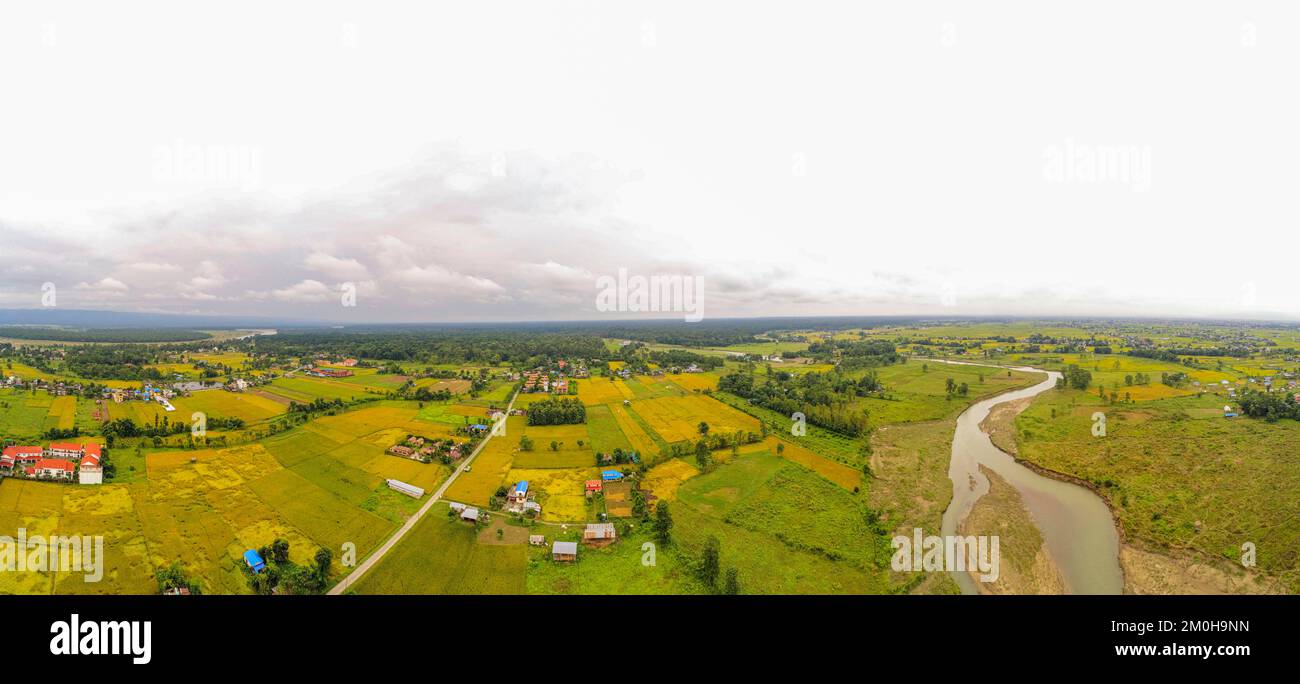 Chitwan nepal aerial hi-res stock photography and images - Alamy
