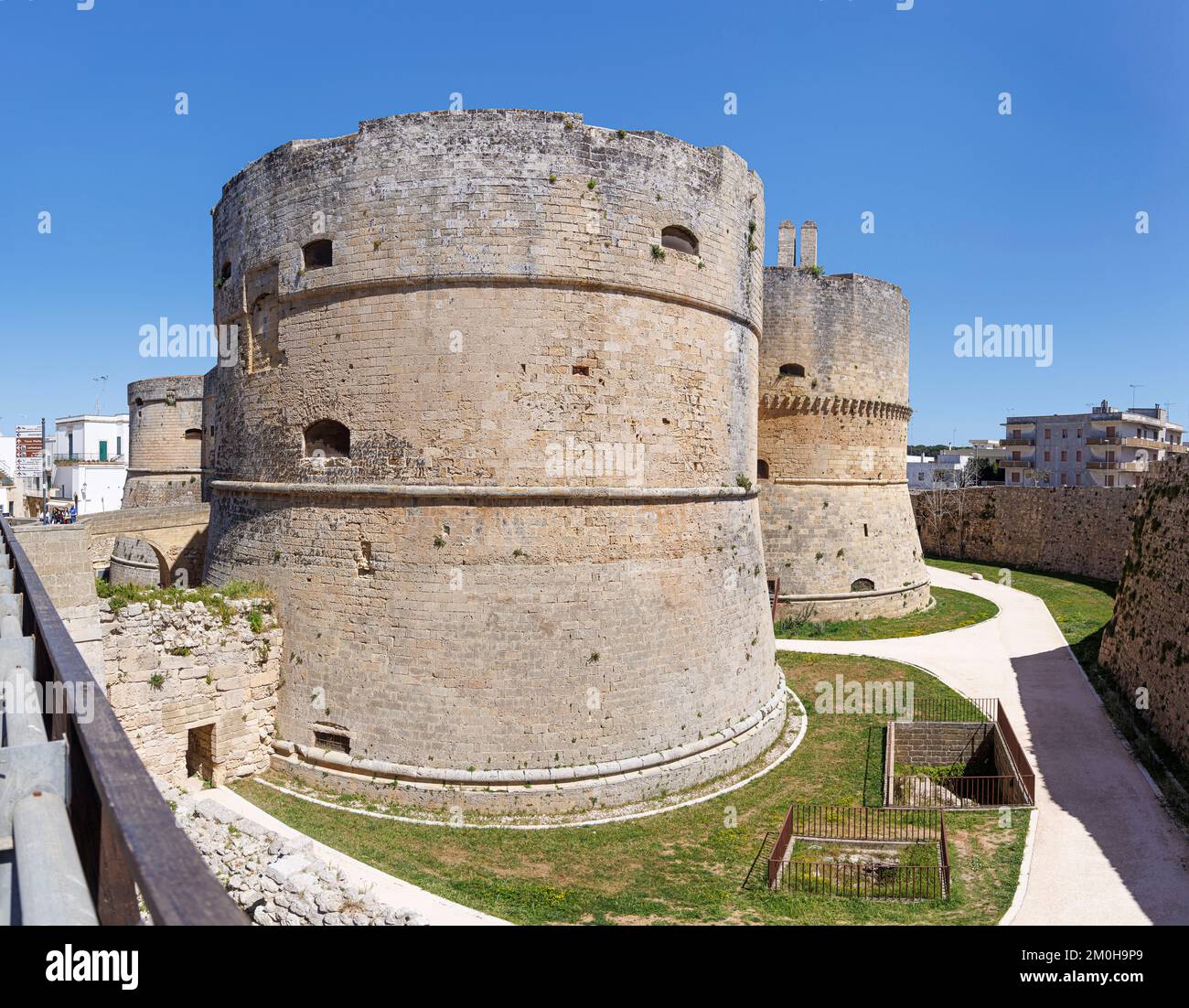 Italy, Apulia, Otranto, il castello Stock Photo - Alamy