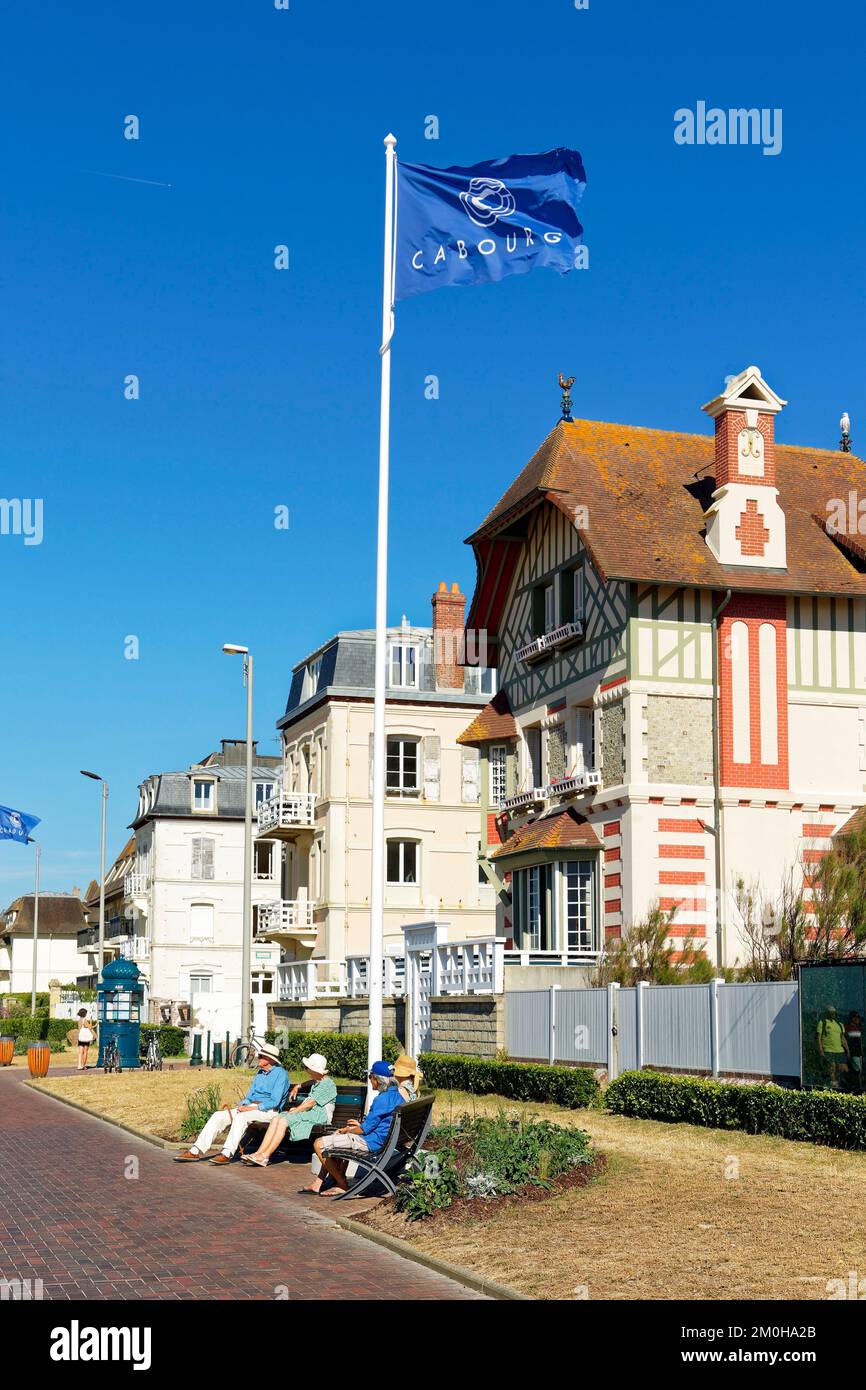 France, Calvados, Pays d'Auge, the cote Fleurie (Flowered coast ...