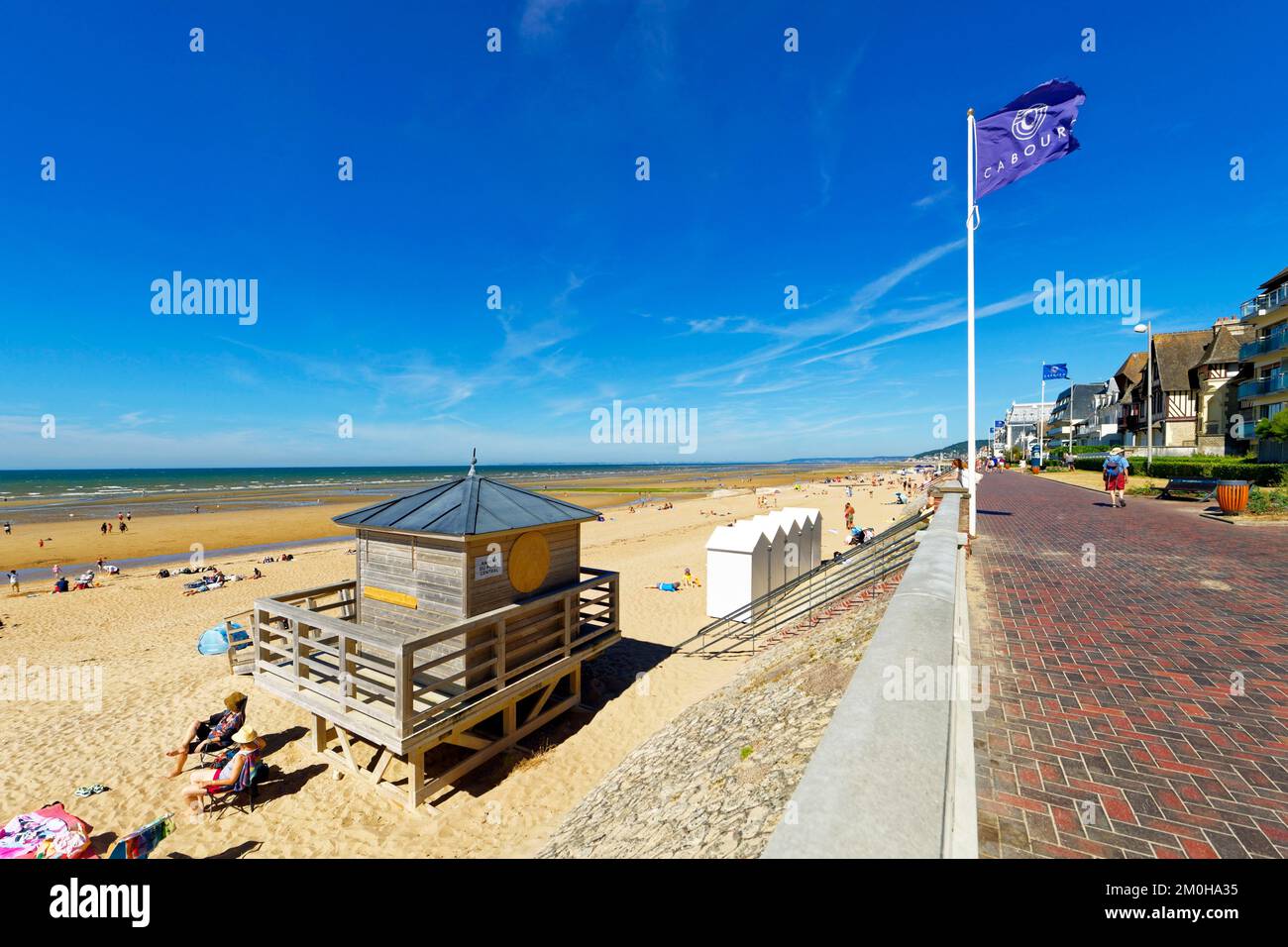 France, Calvados, Pays d'Auge, the cote Fleurie (Flowered coast ...
