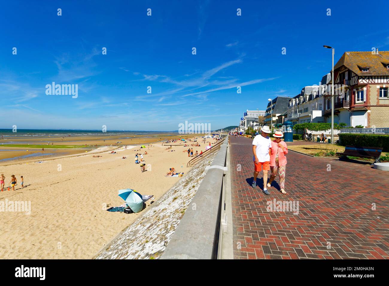 France, Calvados, Pays d'Auge, the cote Fleurie (Flowered coast ...