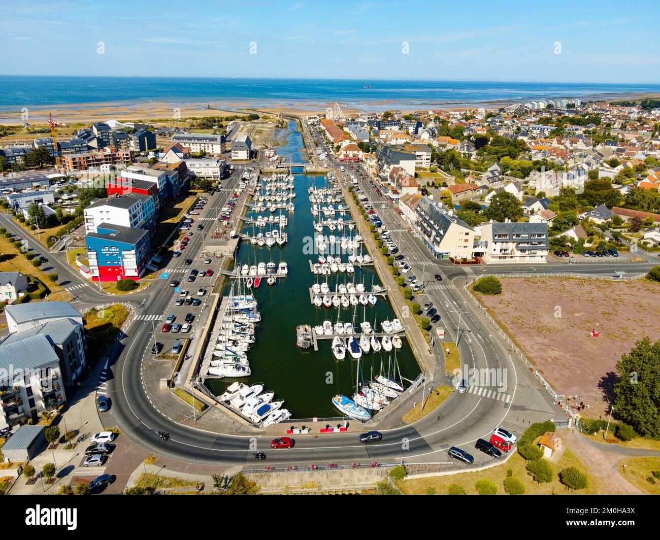 France, Calvados, Cote Nacre (pearl coast), Courseulles sur Mer, the ...