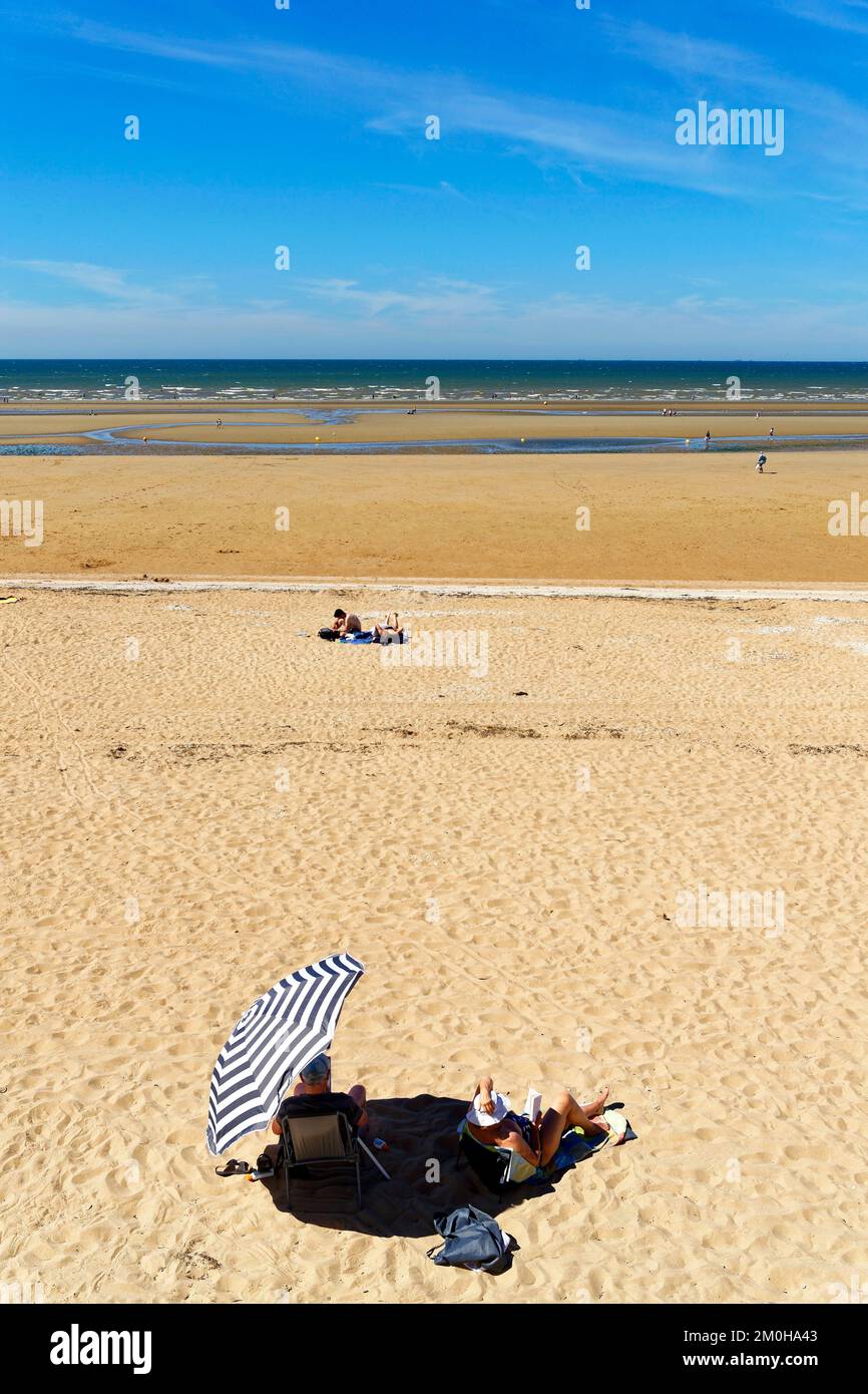 France, Calvados, Pays d'Auge, the cote Fleurie (Flowered coast ...