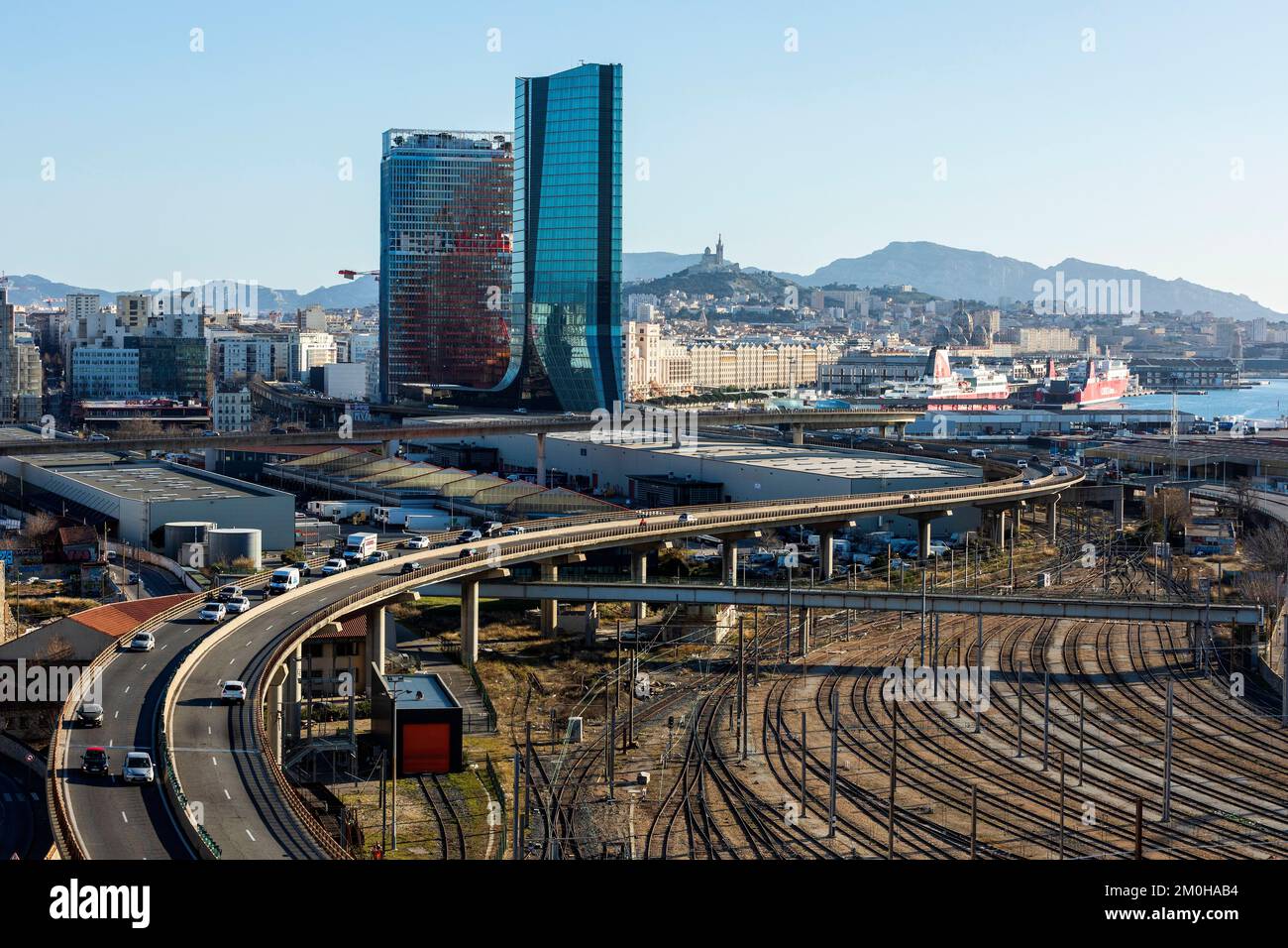 France, Bouches du Rhone, Marseille, 2nd district, Euromediterranean ...