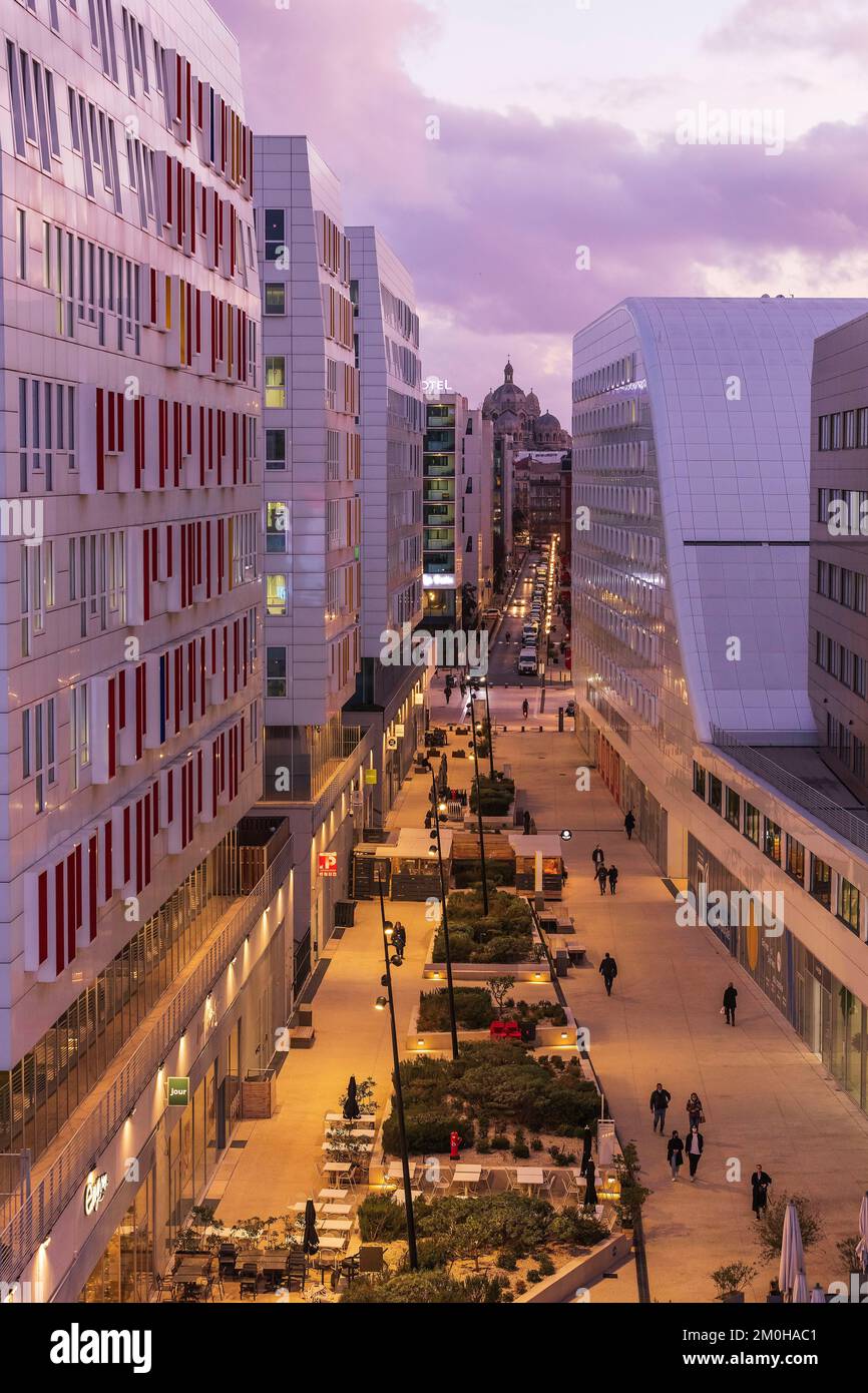 France, Bouches du Rhone, Marseille, 2nd district, Euromediterranean ...