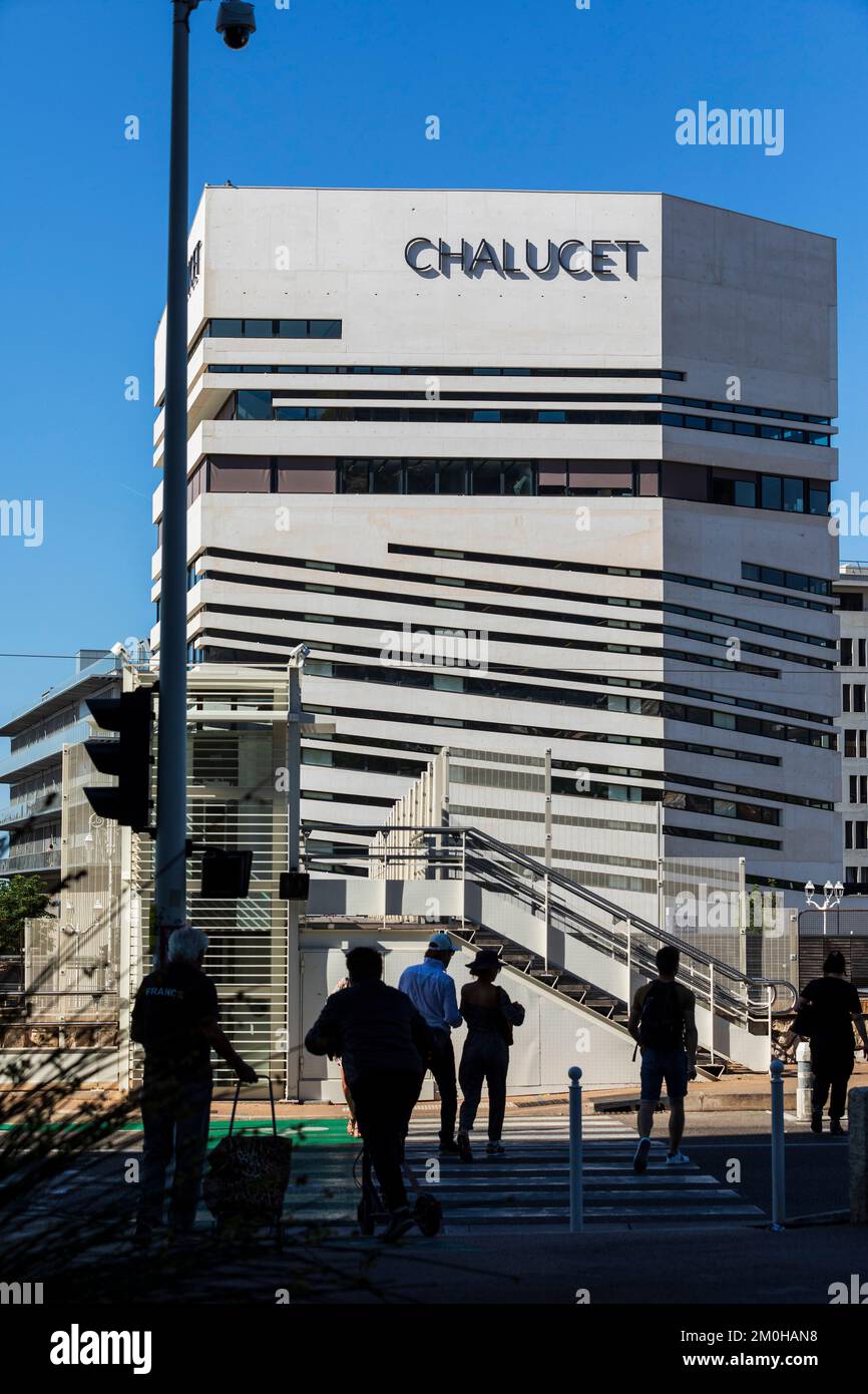 France, Var, Toulon, Chalucet eco district, Les Beaux Arts, building of ...