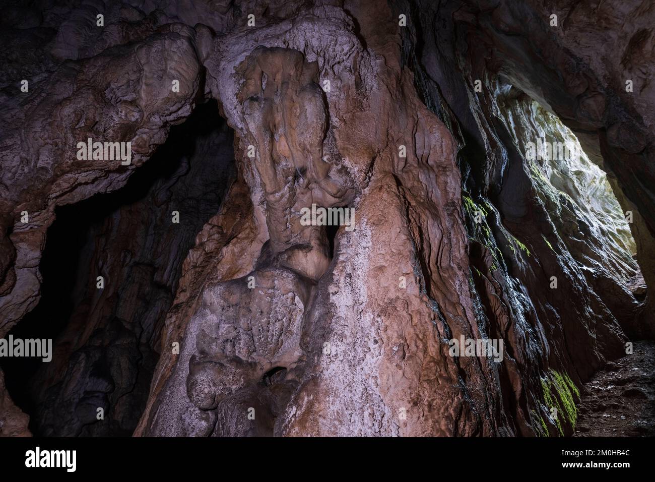 France, Var, Provence Verte, Massif of La Sainte Baume, Plan d'Aups, the Egg Cave Stock Photo ...