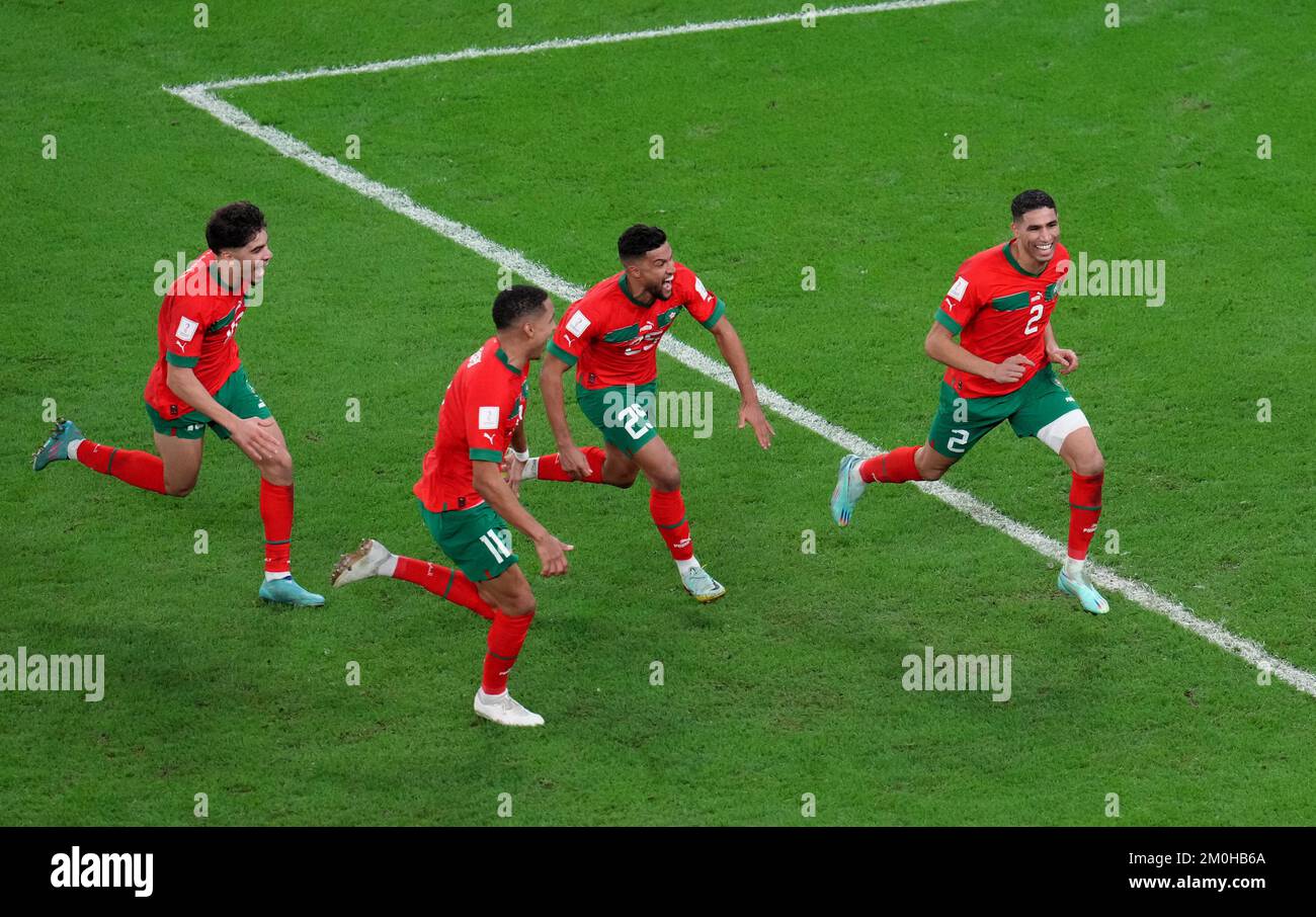 Achraf hakimi morocco team hi-res stock photography and images - Alamy