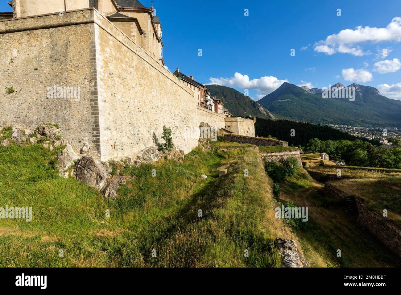 France, Hautes Alpes, Briancon, the Vauban citadel, fortification Stock ...