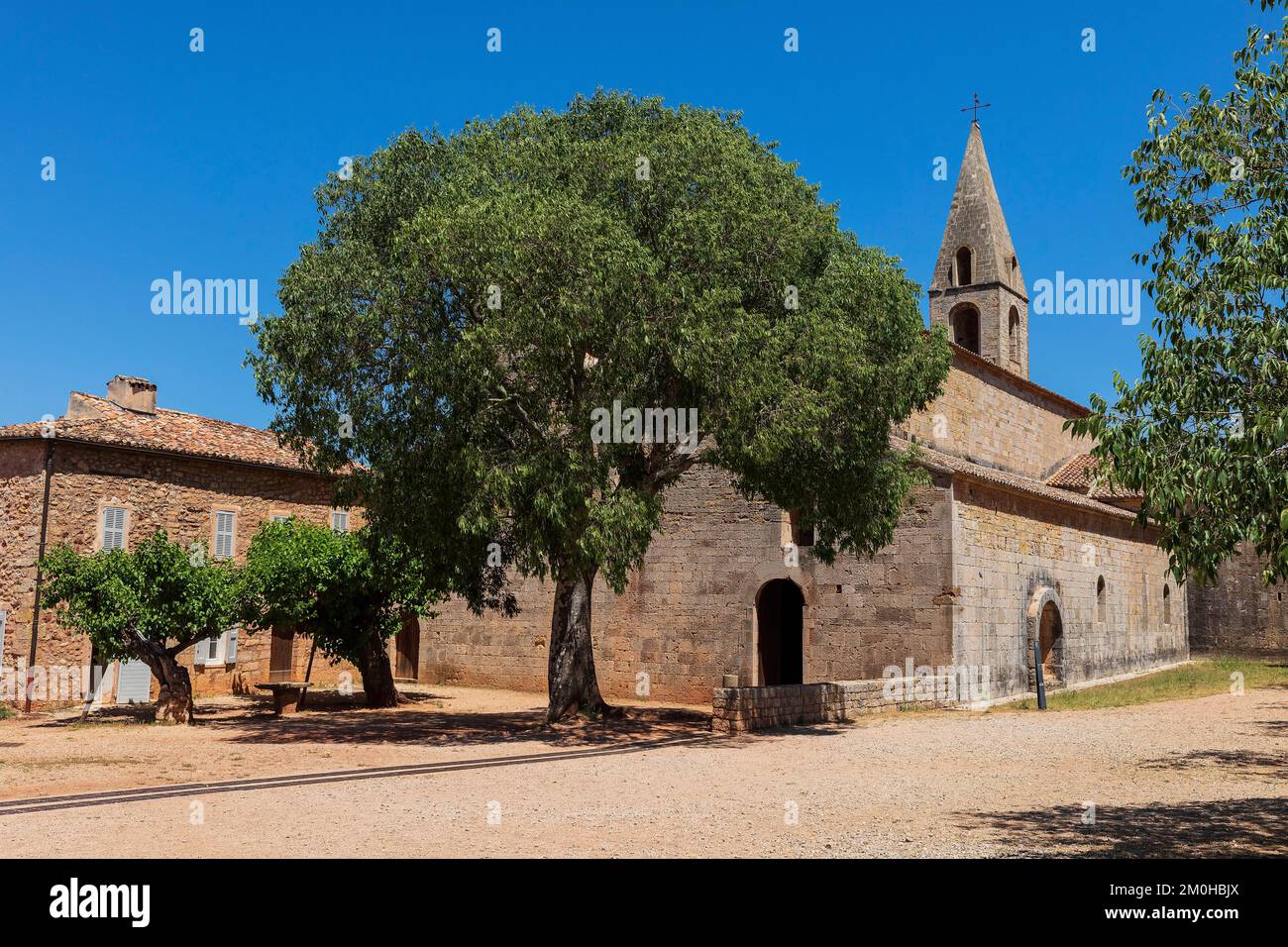 France, Var, Le Thoronet, Thoronet Abbey (12th century), listed as a ...