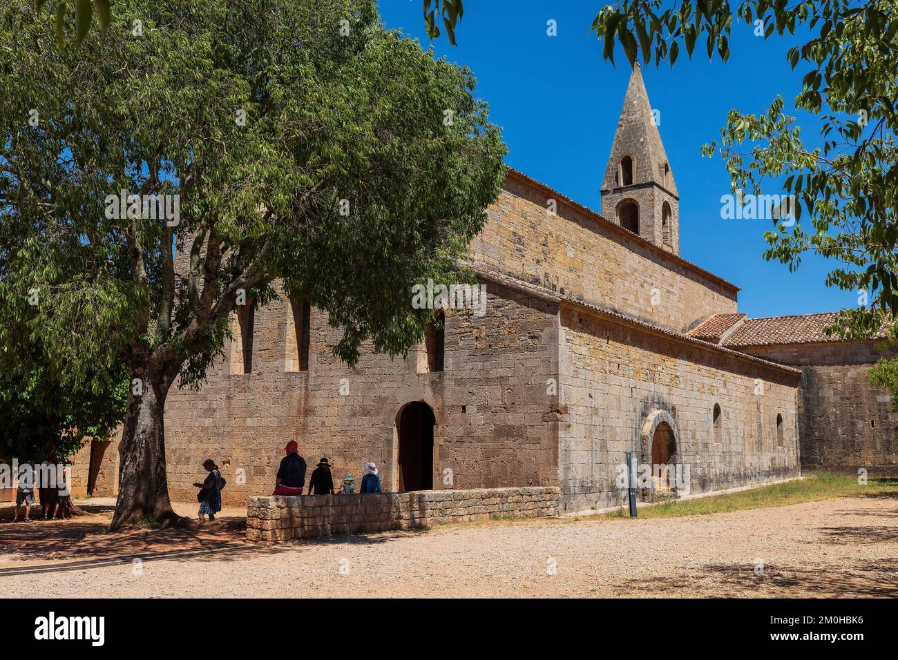 France, Var, Le Thoronet, Thoronet Abbey (12th century), listed as a ...