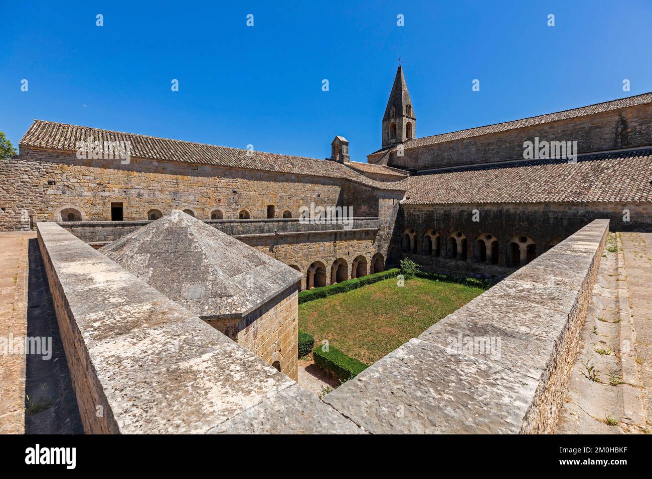 France, Var, Le Thoronet, Thoronet Abbey (12th century), listed as a ...