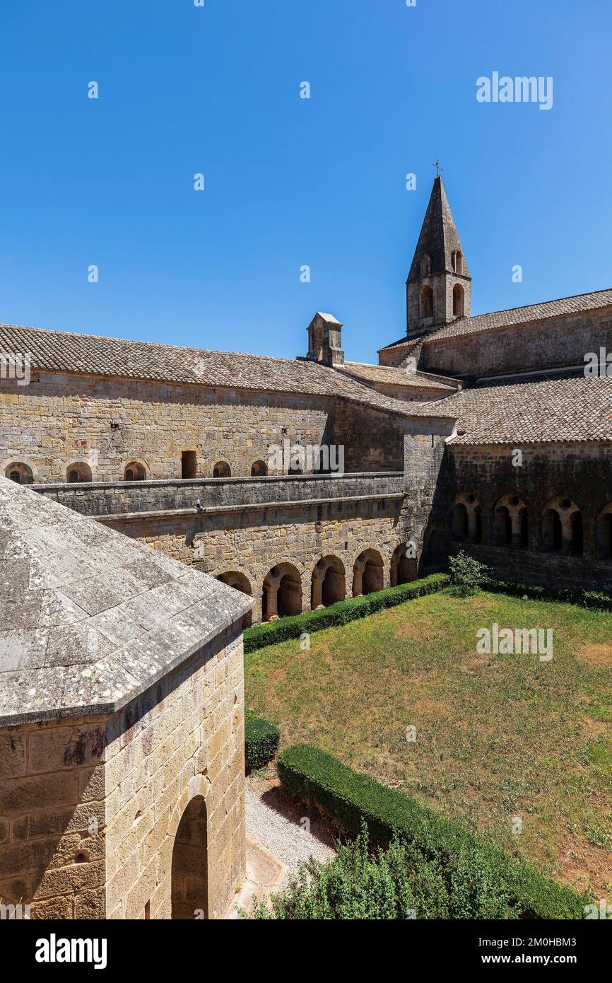 France, Var, Le Thoronet, Thoronet Abbey (12th century), listed as a ...