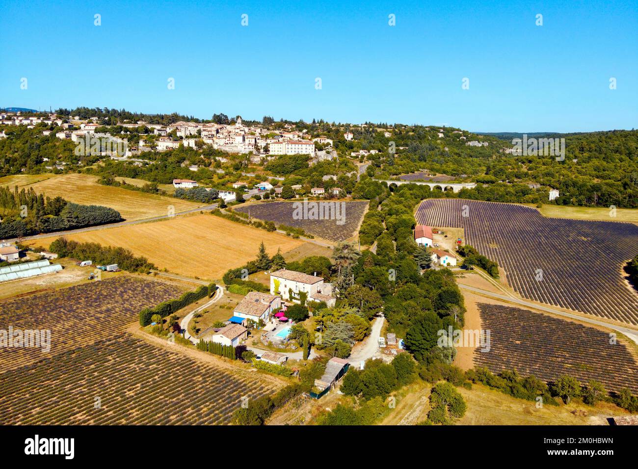 France, Vaucluse, Parc Naturel Regional du Mont Ventoux, Sault district ...