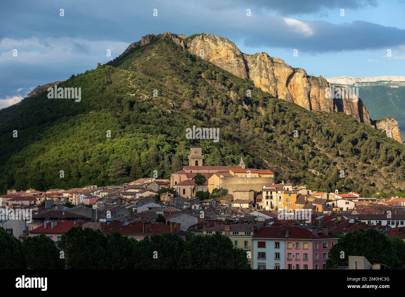 France, Alpes de Haute Provence, Digne les Bains, general view of the ...