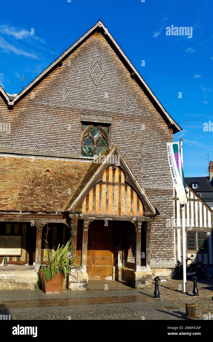France, Calvados, Pays d'Auge, Honfleur, Sainte Catherine church Stock ...