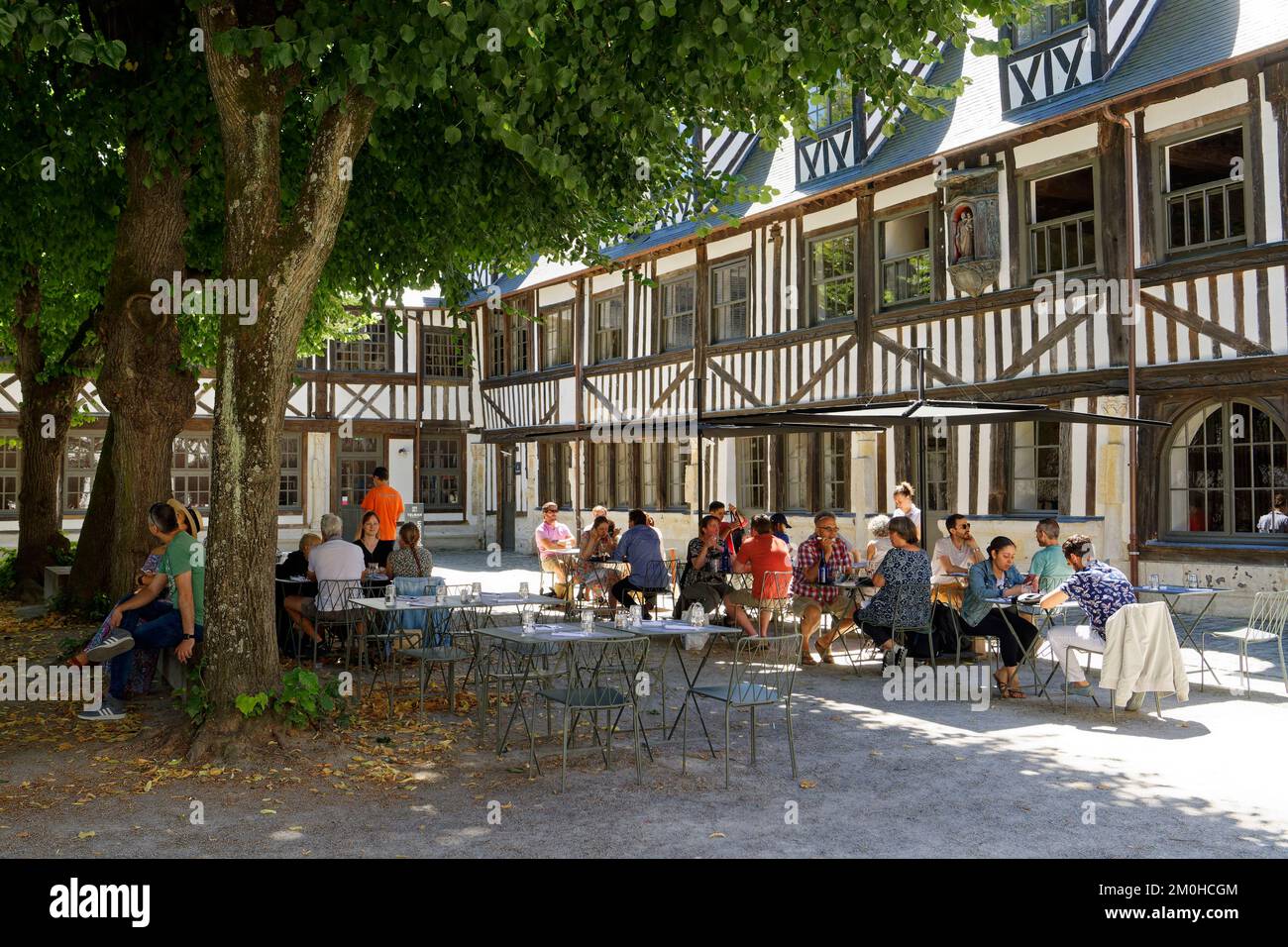 France, Seine Maritime, Rouen, Aitre Saint Maclou, former ossuary built ...
