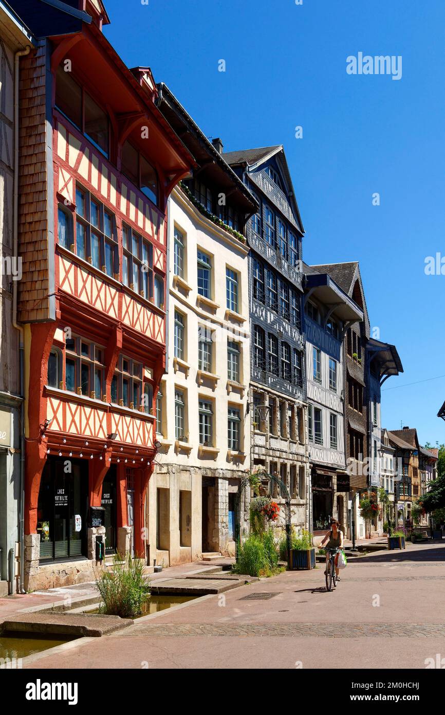 France, Seine Maritime, Rouen, Rue Eau de Robec Stock Photo - Alamy