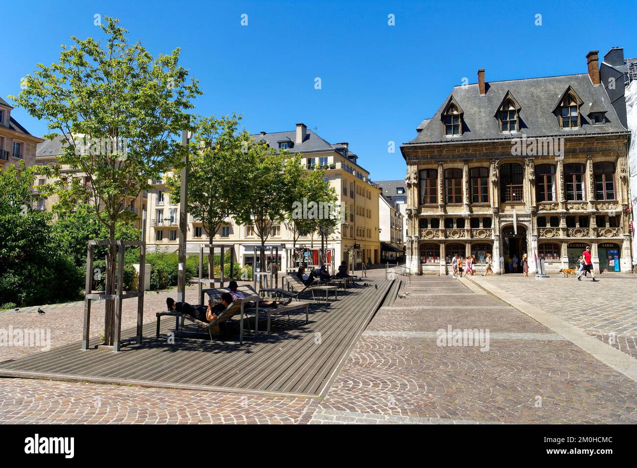France, Seine Maritime, Rouen, place de la Cathedrale (Cathedral square ...