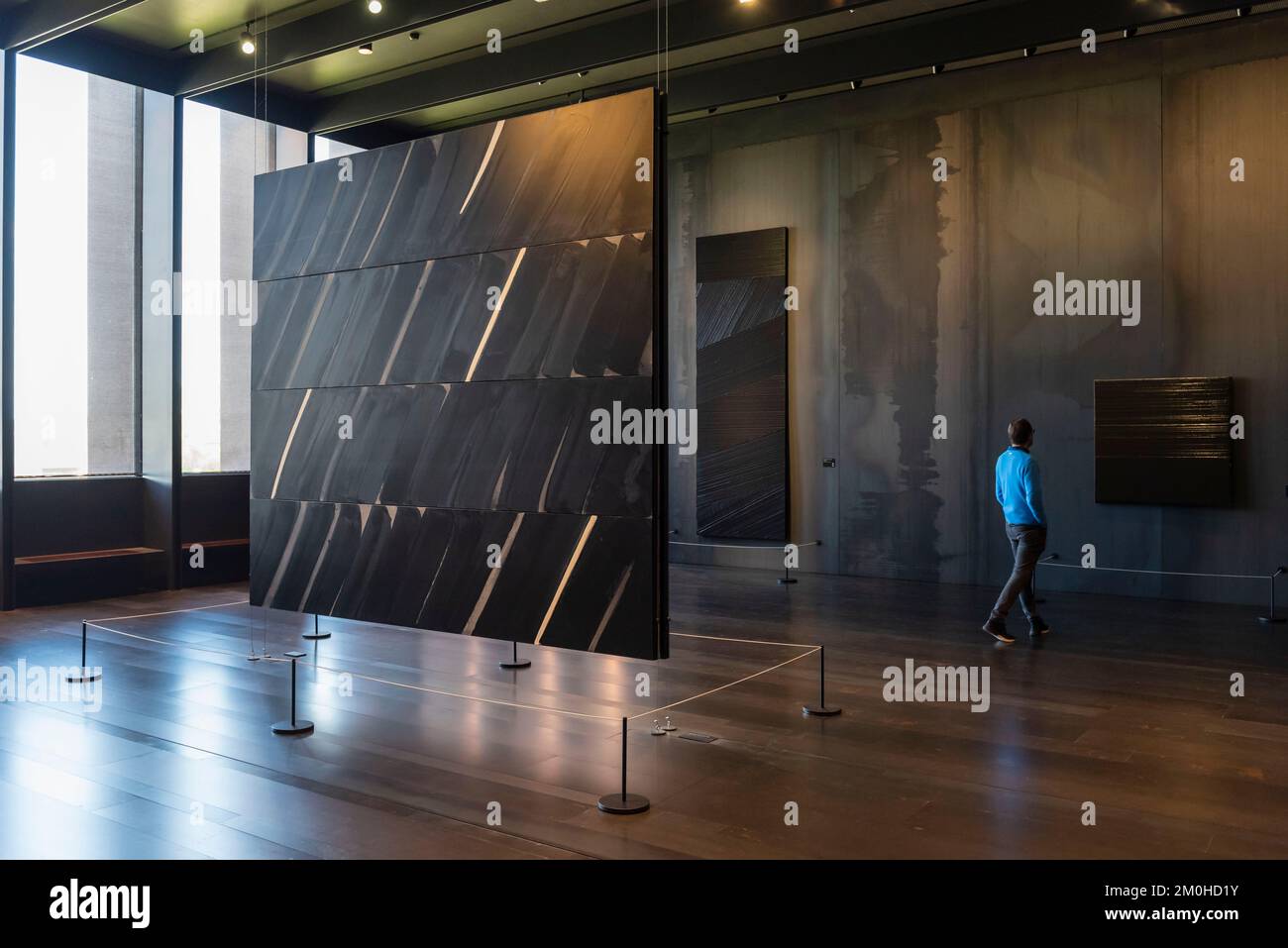 France, Aveyron, Rodez, Pierre Soulages (1919-2022) museum Stock Photo ...