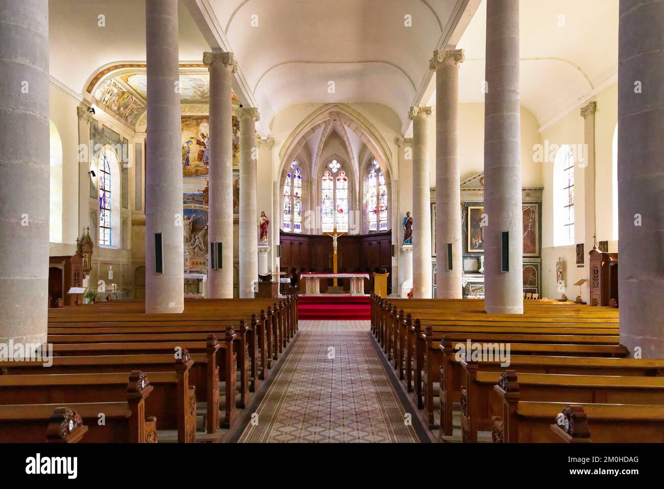 France, Meuse, Void-Vacon, Church of Our Lady of the Assumption, it ...