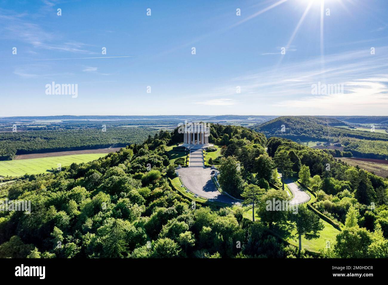 France, Meuse, Lorraine regional park, Cotes de Meuse, Montsec ...