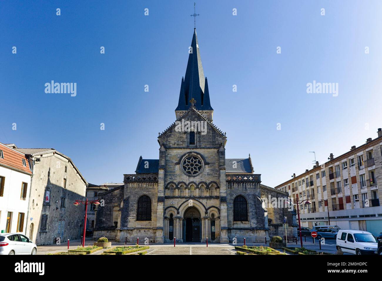 France, Meuse, Ligny-en-Barrois, Notre Dame des Vertus church, built in ...