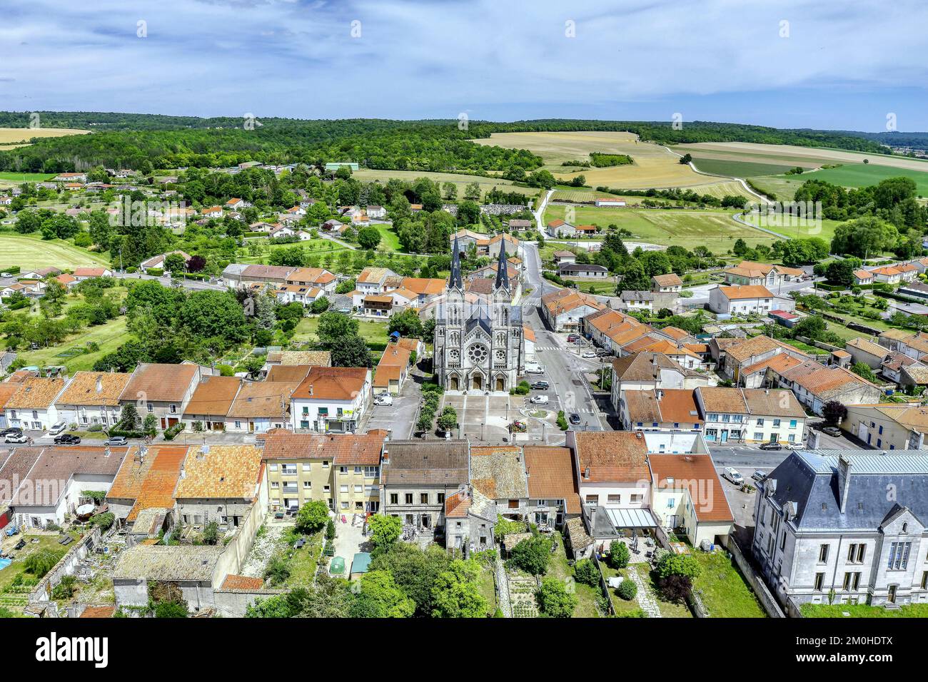 France, Meuse, Euville, Church of Saint-Pierre-et-Saint-Paul d'Euville ...