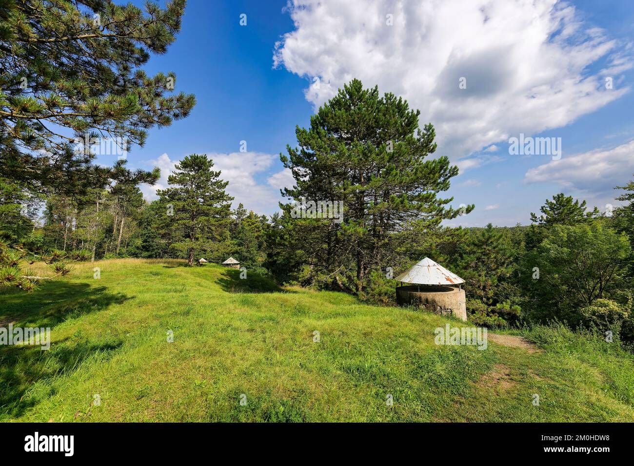 France, Meuse, Fleury-devant-Douaumont, bataille de Verdun, l'abri ...