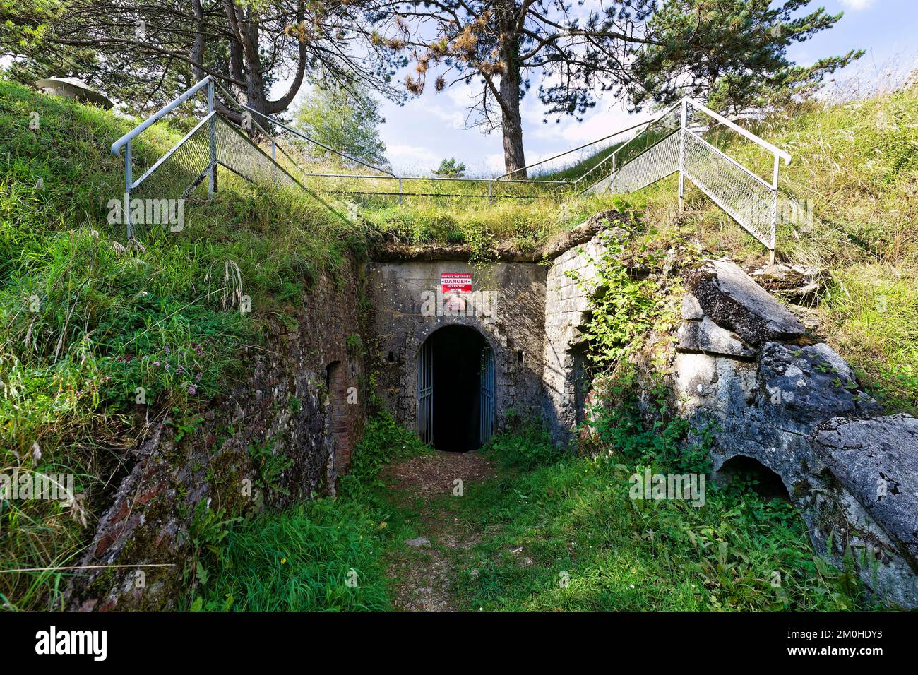 France, Meuse, Fleury-devant-Douaumont, bataille de Verdun, l'abri ...