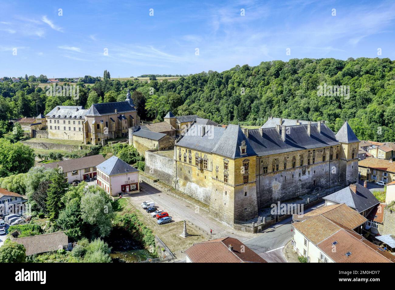 France, Meuse, Cons-la-Grandville, castle, Renaissance and 18th century ...