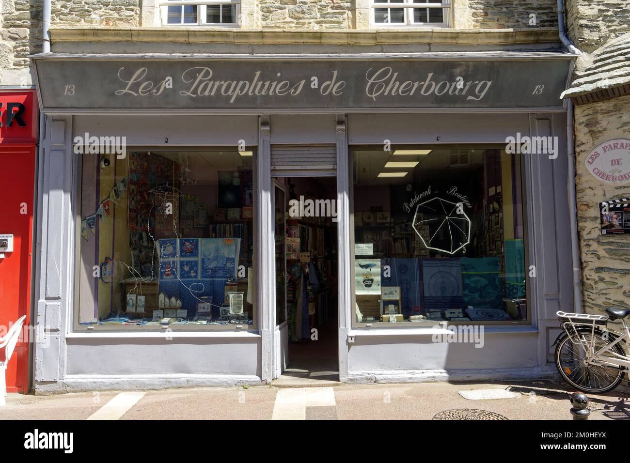 France, Manche, Cotentin, Cherbourg Octeville, Rue du Port street, Les ...