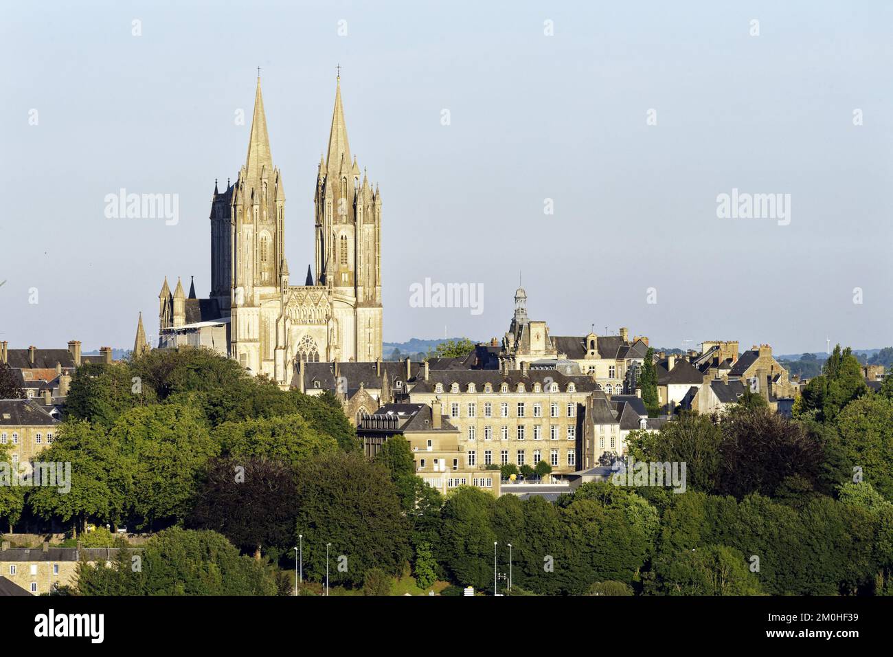 France, Manche, Cotentin Peninsula, Coutances, Notre Dame de Coutances ...