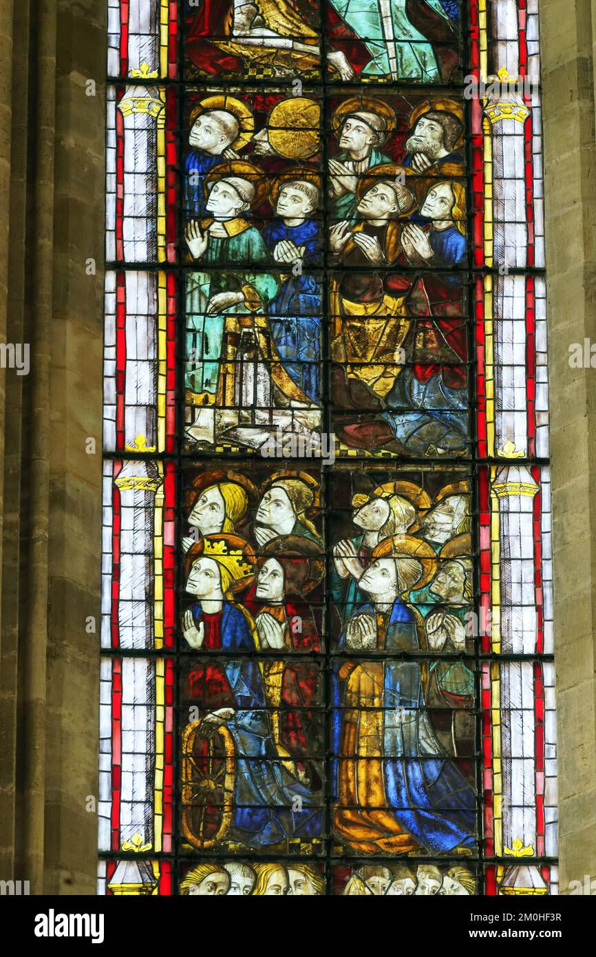 France, Manche, Cotentin Peninsula, Coutances, Notre Dame de Coutances ...